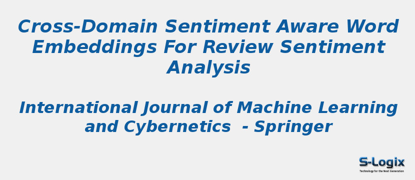 Cross Domain Sentiment Aware Word Embeddings Python Project S Logix