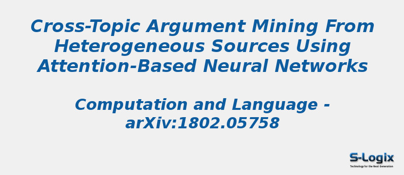 Attention Based Neural Networks S Logix