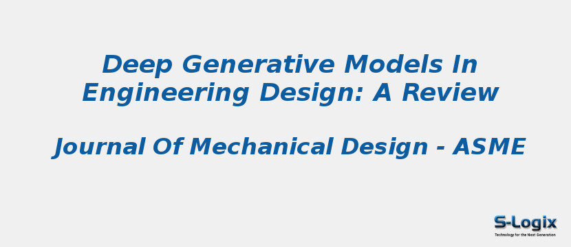 Deep Generative Models In Engineering Design A Review S Logix