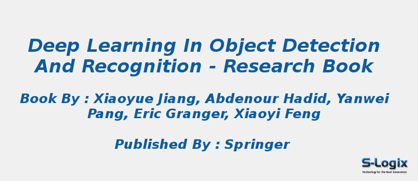 Top Research Books in Deep Learning In Object Detection And Recognition ...