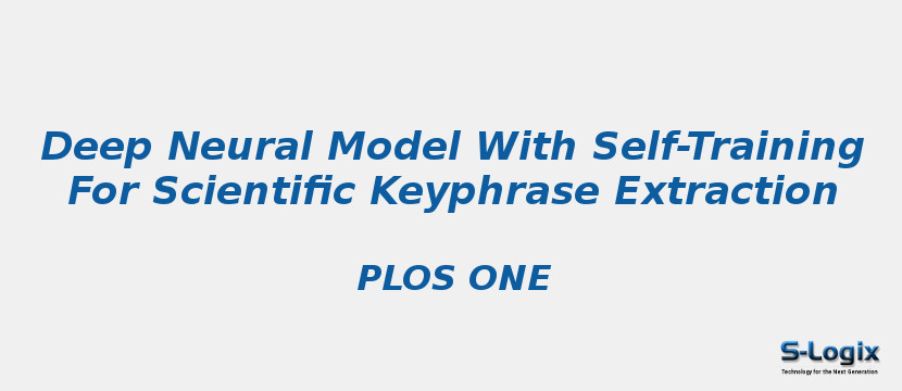 Deep Neural Self Training For Scientific Keyphrase Extraction S Logix