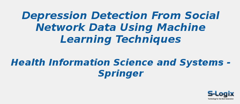Depression Detection From Social Network Data S Logix