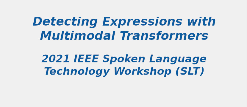 Interesting Research Topic In Detecting Expressions With Multimodal