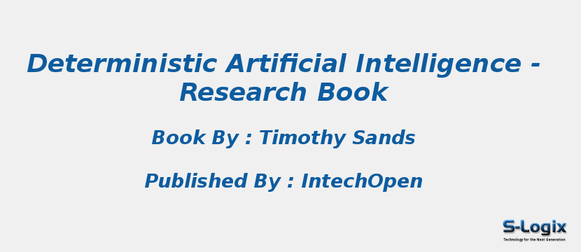 Top Research Books in Deterministic Artificial Intelligence | S-Logix
