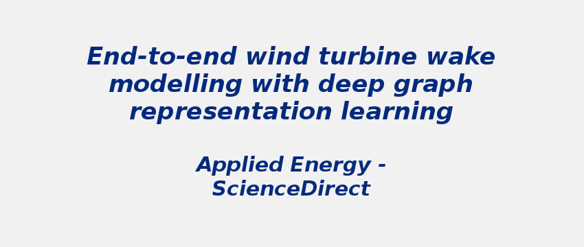 Wind Turbine Wake Modelling In Graph Representation Learning S Logix