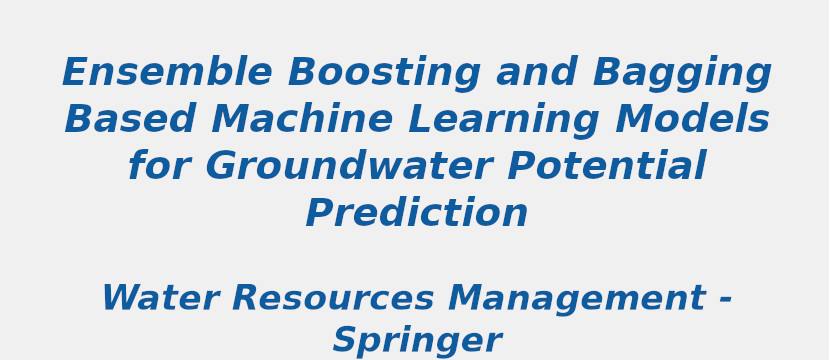 PhD and Master Research Topic in Ensemble Boosting and Bagging Based Machine Learning Models | S ...