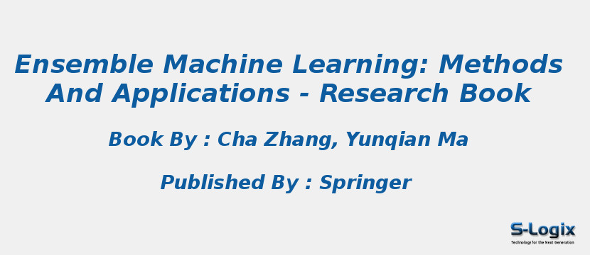 Great Books about Ensemble Machine Learning Methods And Applications ...