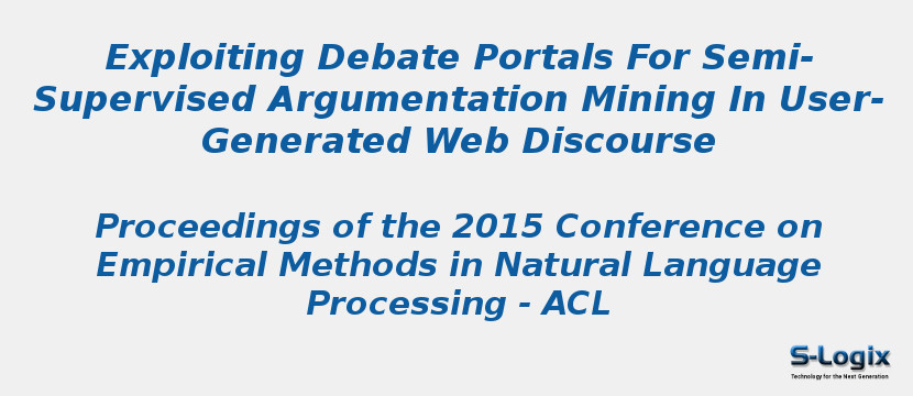 User-Generated Web Discourse | S-Logix