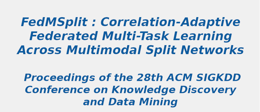 Trending Research Topic In Correlation Adaptive Federated Multi Task