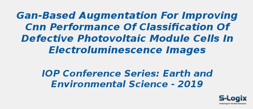 Cnn Performance Of Classification Of Defective Photovoltaic S Logix