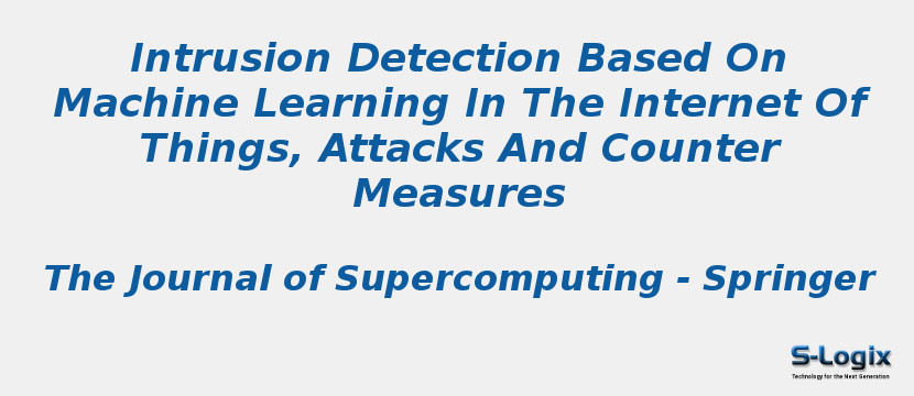 Intrusion detection based on machine learning | S-Logix