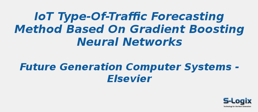 Iot Type Of Traffic Forecasting Method S Logix