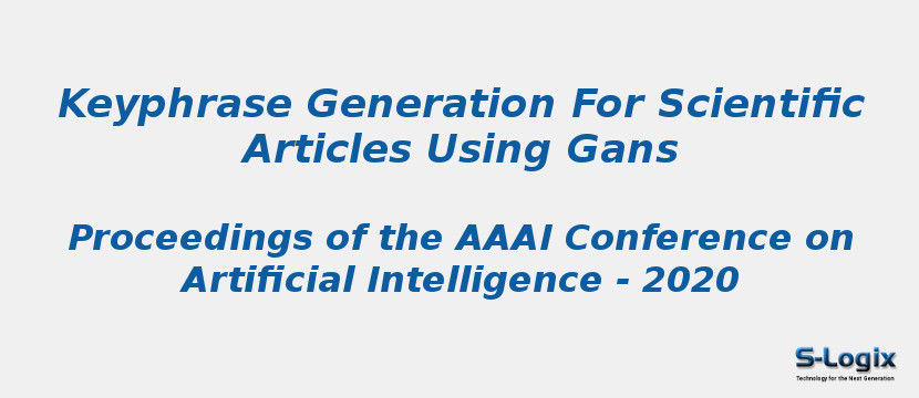 Keyphrase Generation For Scientific Articles Using Gans S Logix