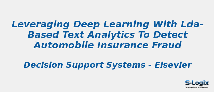 Leveraging deep learning with LDA - Python Project | S-Logix