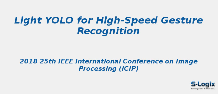 Light YOLO for High-Speed Gesture Recognition | S-Logix