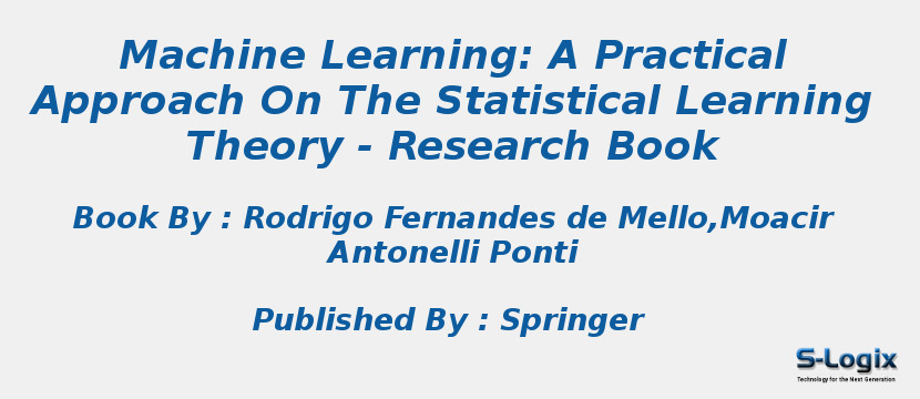 Good Research Books in A Practical Statistical Learning Theory | S-Logix