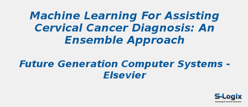 Machine learning for assisting cervical cancer diagnosis - Python ...