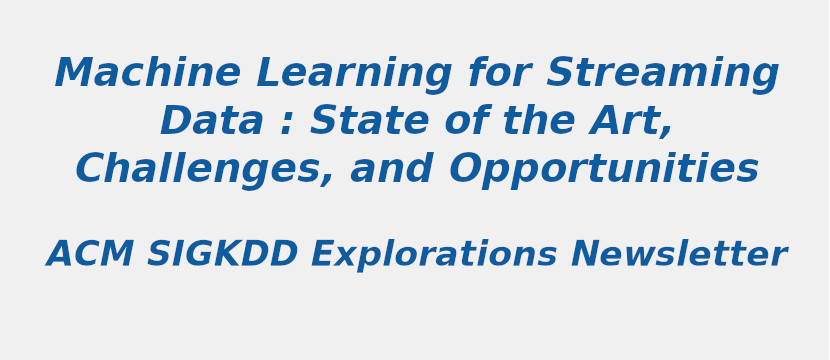 Machine Learning Algorithms for Streaming Data - S-Logix | S-Logix