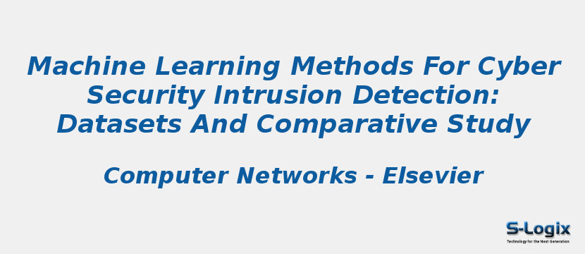 Datasets and comparative study | S-Logix