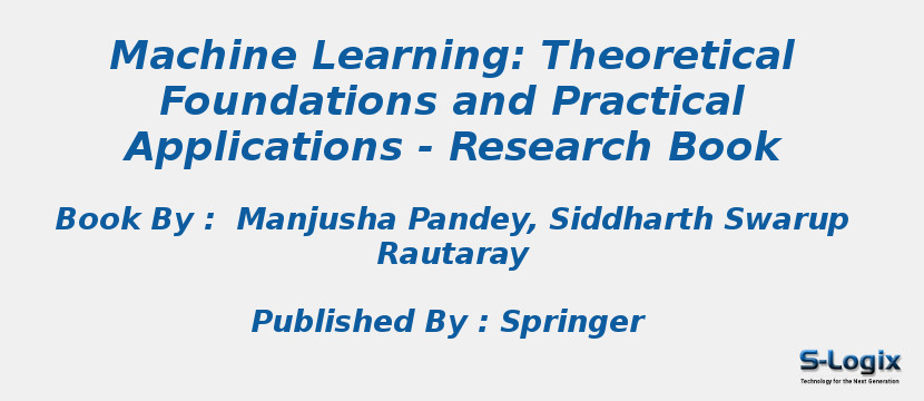 Best Research Books in Machine Learning Practical Applications | S-Logix