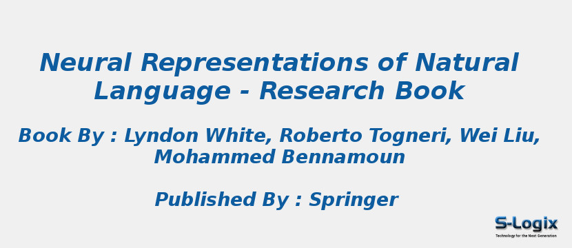 Good Research Books in Neural Representations of Natural Language | S-Logix