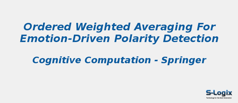 Emotion-driven polarity detection - Python Projects | S-Logix