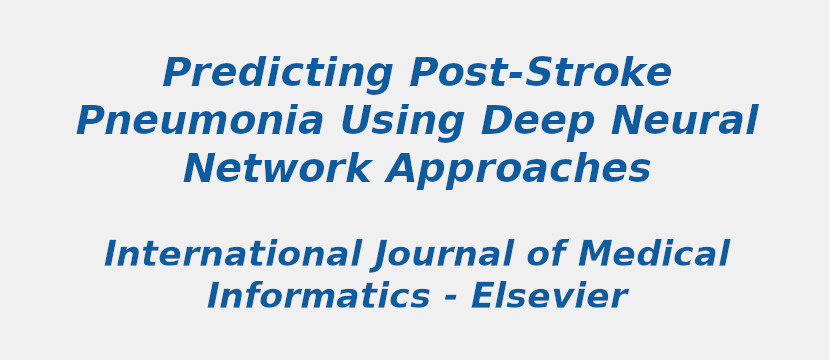 Hottest Research Topic In Predicting Post Stroke Pneumonia S Logix