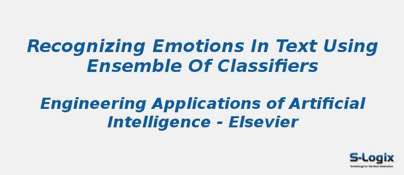 Recognizing emotions in text-Python Project | S-Logix