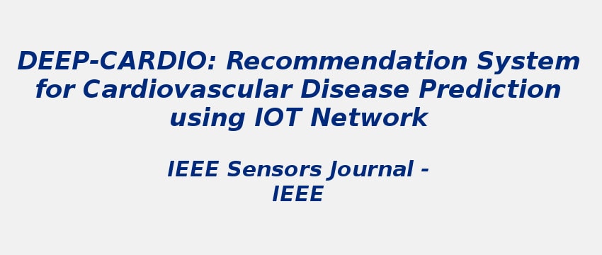 Cardiovascular Disease Prediction using IOT Network | S-Logix