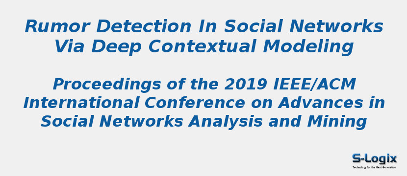 Deep Contextual Modeling S Logix