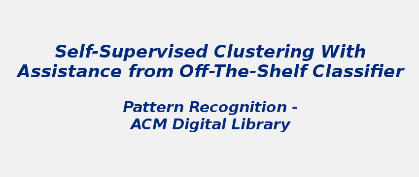 Clustering With Assistance From Off The Shelf Classifier S Logix
