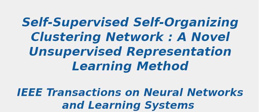 Best Research Topic In A Novel Unsupervised Representation Learning Method S Logix