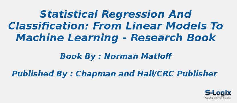 Best Research Books in Statistical Regression And Classification | S-Logix