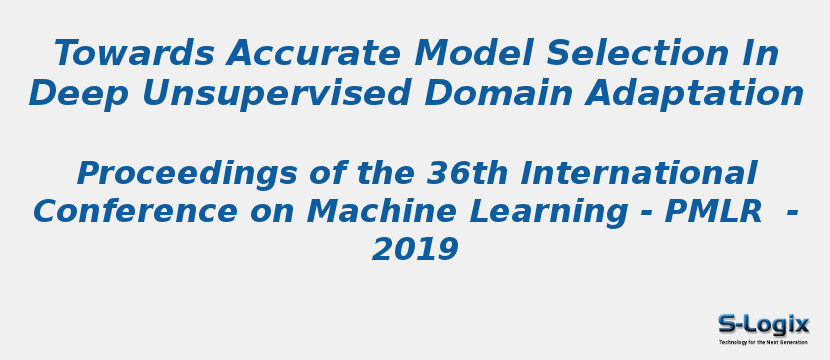 Deep Unsupervised Domain Adaptation S Logix
