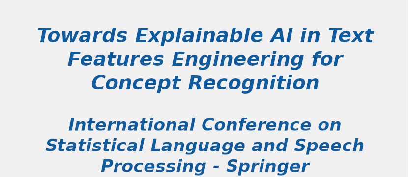 Trending Research Topic in Towards eXplainable AI in Text Features Engineering | S-Logix