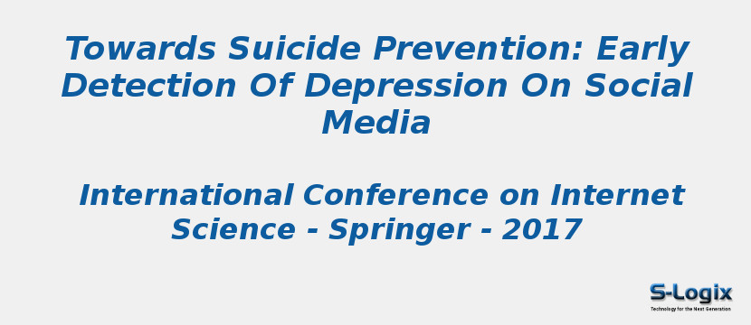 Towards Suicide Prevention Early Detection Of Depression S Logix