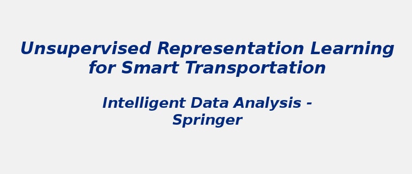 Representation Learning for Smart Transportation | S-Logix
