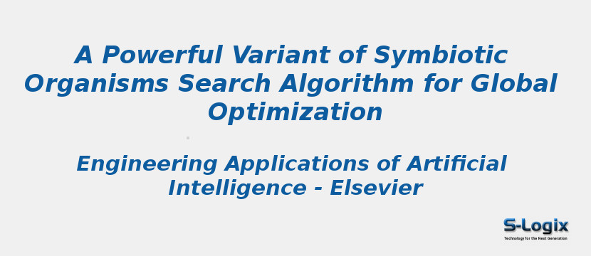 Symbiotic Organisms Search Algorithm For Global Optimization S Logix