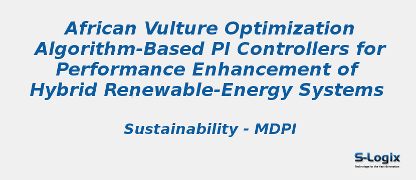 African Vulture Optimization Algorithm Based Pi Controllers S Logix