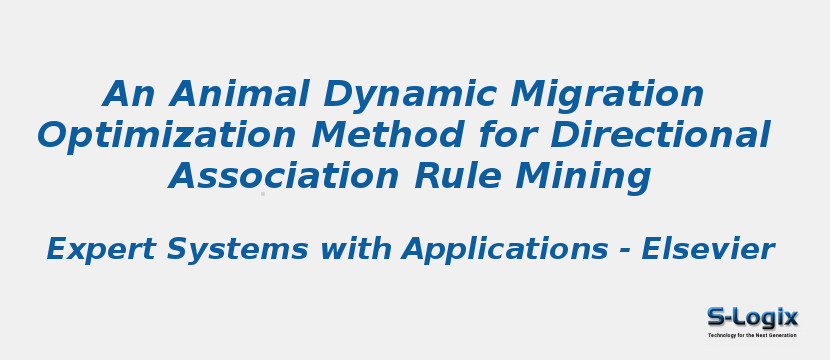 An animal dynamic migration optimization method | S-Logix