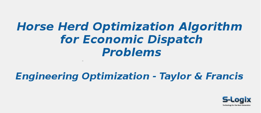 Horse herd Optimization Algorithm | S-Logix