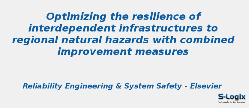 Optimizing The Resilience Of Interdependent Infrastructures S Logix