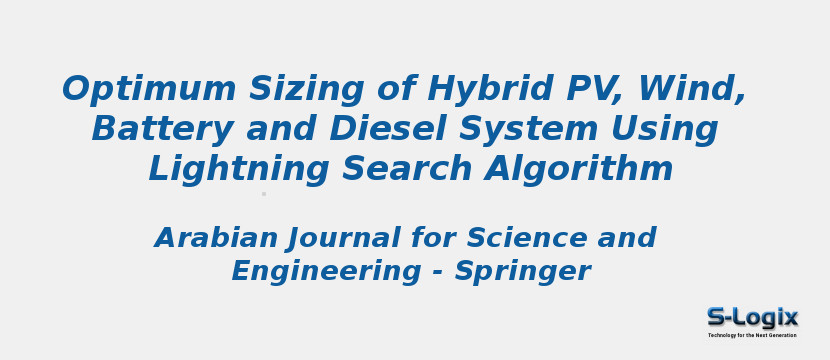 Lightning Search Algorithm For Sizing Pv Wind Battery Diesel System