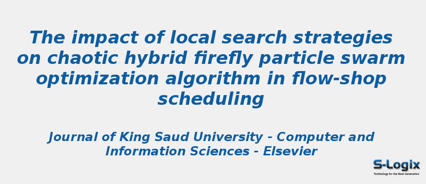 Chaotic Hybrid Firefly Pso Algorithm In Flow Shop Scheduling S Logix