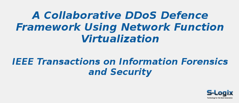 A Collaborative Ddos Defence Framework Using Network Function