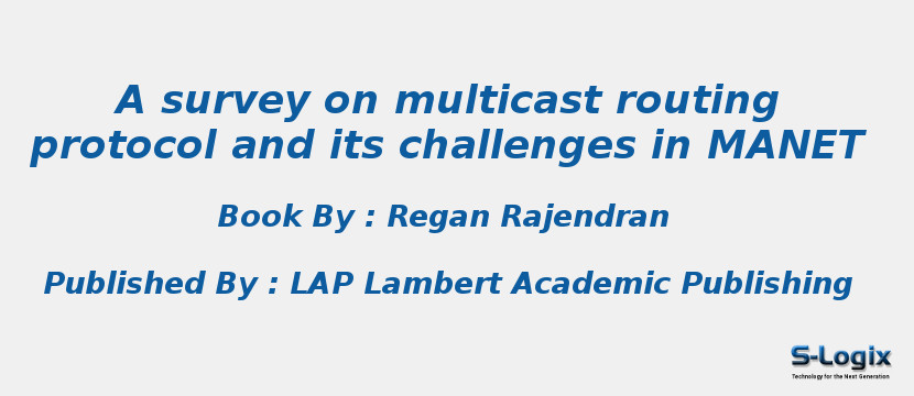 Great Books About A Survey On Multicast Routing Protocol S Logix