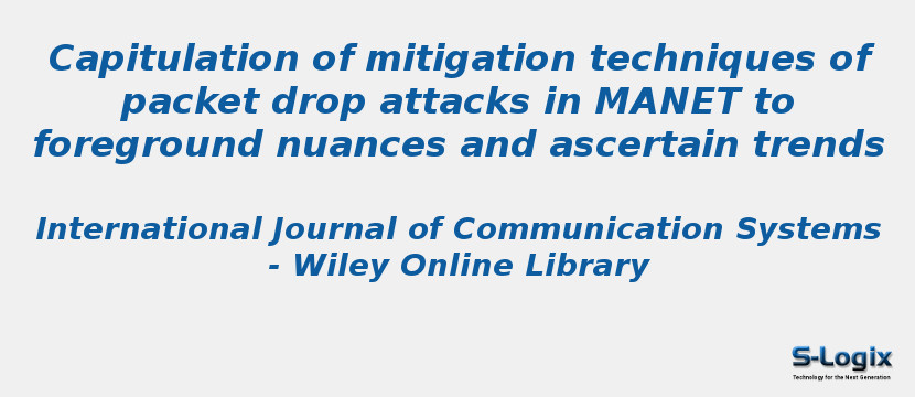 Capitulation Of Mitigation Techniques S Logix