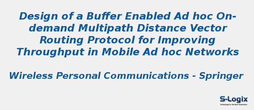 Design Of A Buffer Enabled Ad Hoc On Demand Multipath Distance Vector