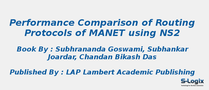 Good Research Books In Comparison Of Routing Protocols Of Manet S Logix