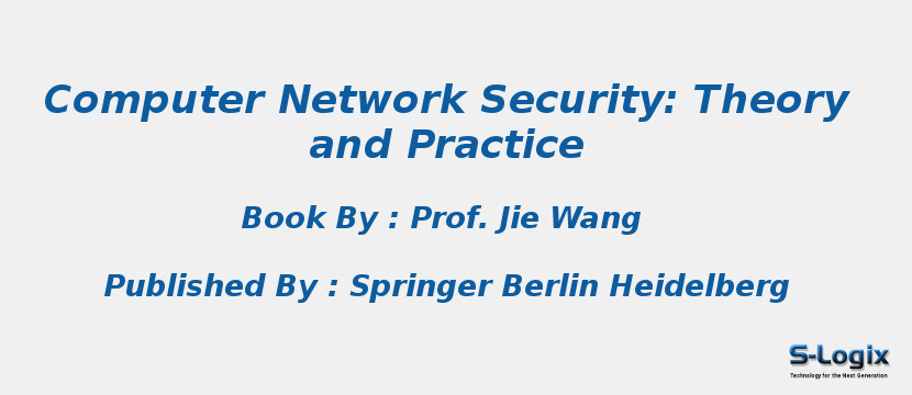 Leading Research Books in Computer Network Security | S-Logix
